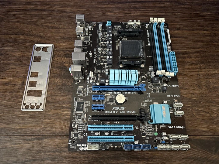 Материнська плата Asus M5A97 LE R2.0 (Socket AM3+, AMD 970) Б/У – фото ...