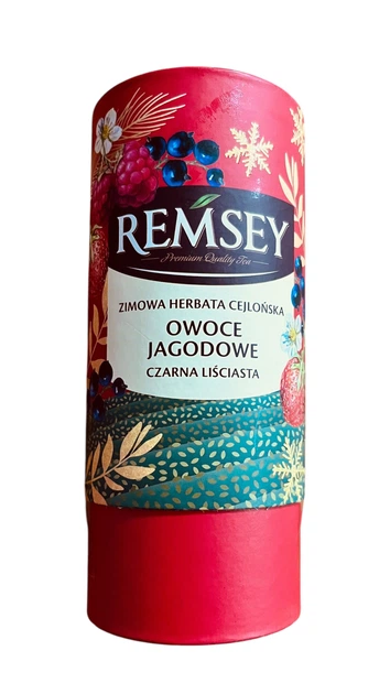 Чай Remsey чорний ягідний в тубусі 70 г від продавця: DniproEvroShop ...