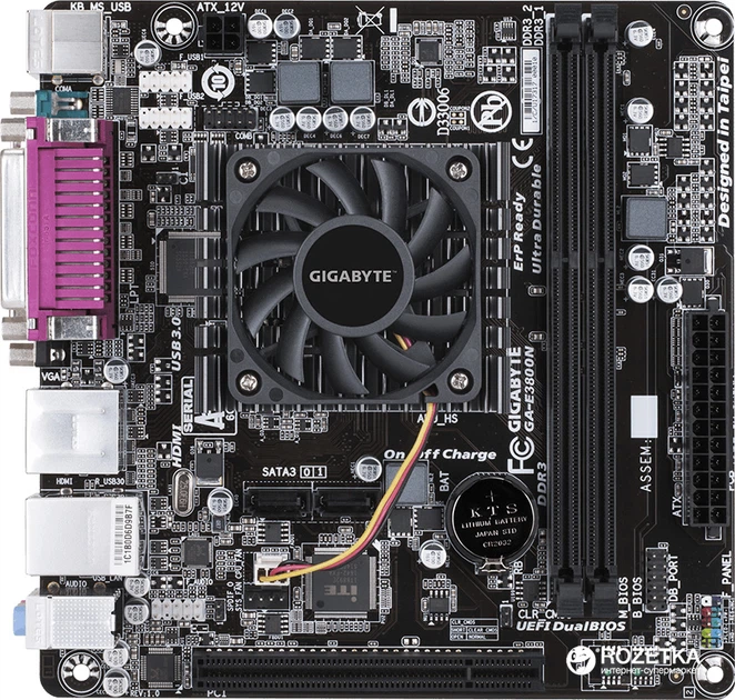Материнская плата Gigabyte GA-E3800N (AMD E2-3800, SoC, PCI) – фото, отзывы, характеристики в ...