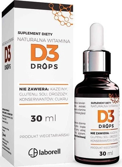 Вітамін Laborell D3 у краплях 30 мл (5906660163305) – фото, відгуки ...