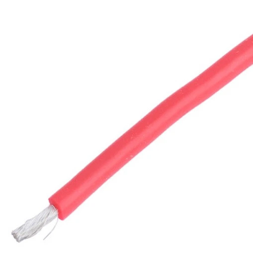 Силіконовий кабель 1m 4AWG 25 мм2 180A термостійкий багатожильний провід мідний луджений чорний ...