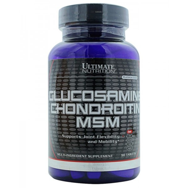 Хондропротектор Ultimate Nutrition Glucosamine Chondroitin MSM 90 таб ...