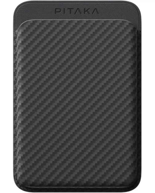 Чохол-картхолдер Pitaka Magnetic Woven Wallet Black/Grey (MWW2401 ...
