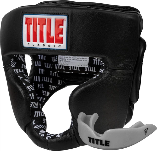Боксерський шолом TITLE Classic Full Coverage Training Headgear 2.0 ...