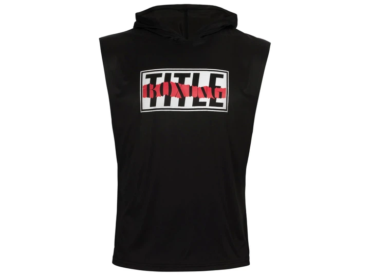 Безрукавка з капюшоном TITLE Boxing Outline Sleeveless Hoodie L чорний ...