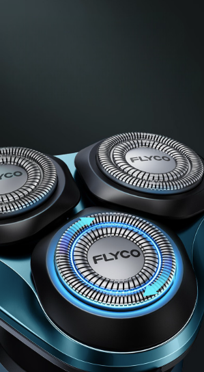 Електробритва чоловіча роторна Flyco FS907 водонепроникна бритва з плаваючими головками 5 Вт ...