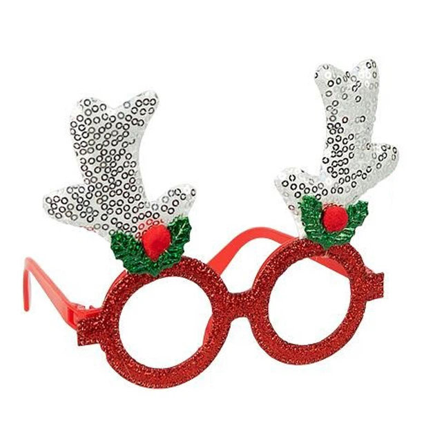 Окуляри новорічні "Оленячі ріжкит" Bambi 2519-SP(Silver) розмір 13 см – фото, відгуки ...