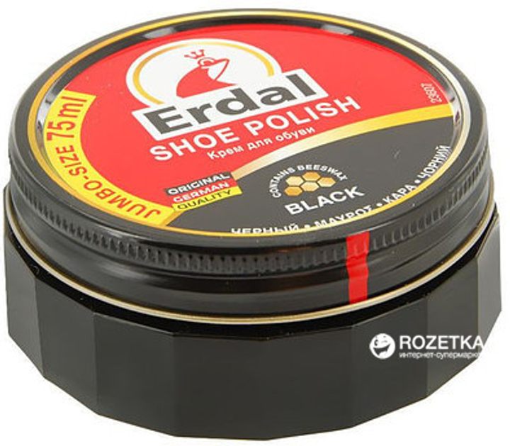 Крем для обуви Erdal Shoe Polish in tin Black 75 мл Черный ...