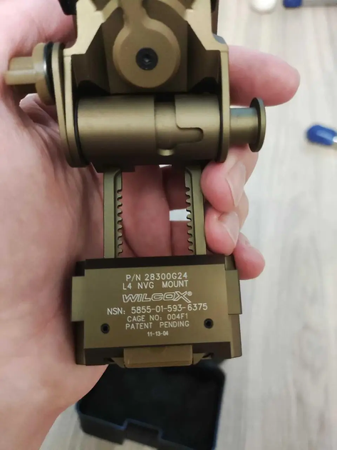 Тактичне кріплення Wilcox L4G24 для нічного бачення на шолом алюмінієве ...