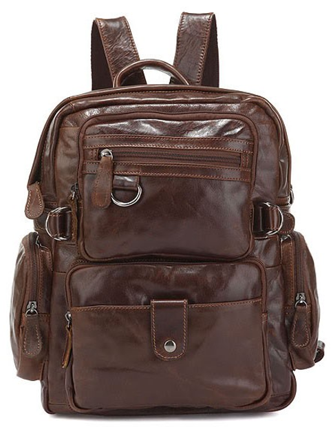 Мужской кожаный коричневый рюкзак TIDING BAG 7042Q от продавца: Arion ...