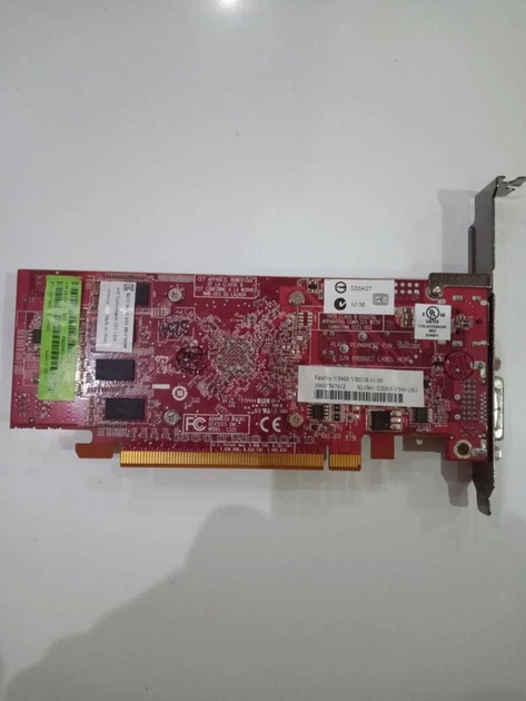 Дискретна відеокарта AMD FirePro V3900, 1 GB GDDR3, 128-bit / 1x DVI ...