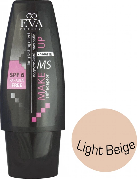 Тональный крем EVA cosmetics Max Satin Light biege 40 мл (5903045150523) – в интернет-магазине ...