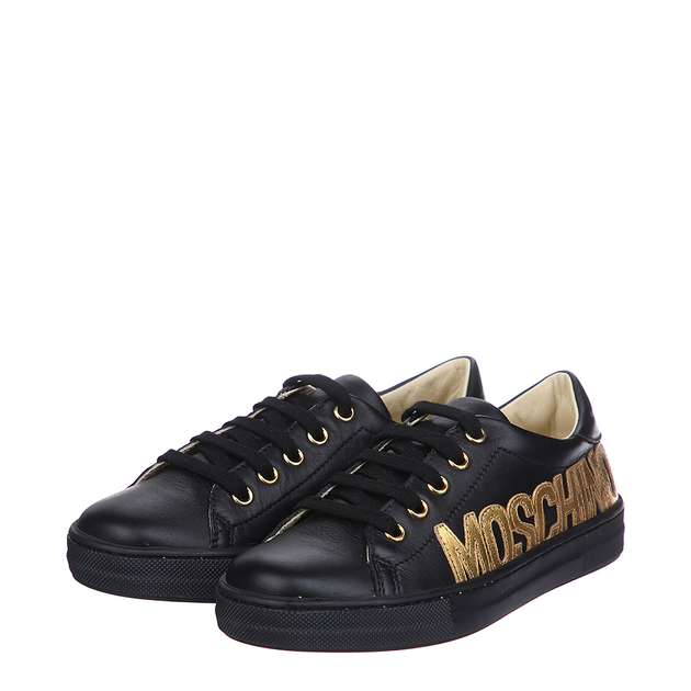 Кеды Moschino 26300 nero-oro 31 черный – Оригинальная обувь | ROZETKA