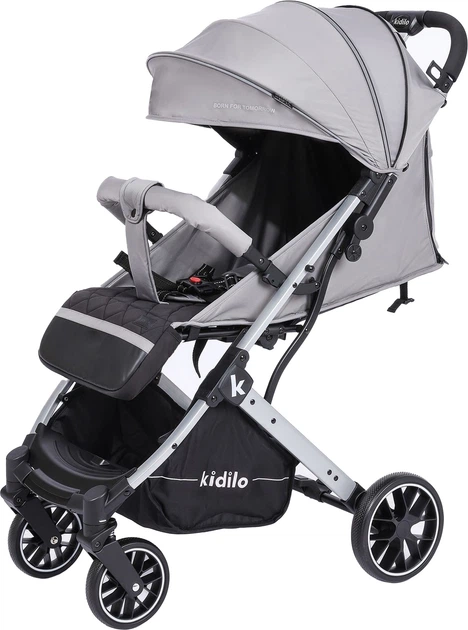 Коляска прогулочная Kidilo K12 Grey (1171378) (Kidilo K12 grey ...