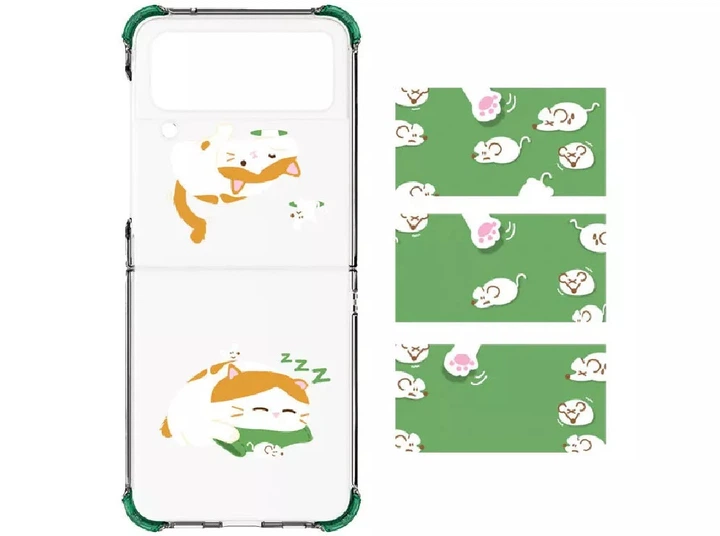 Чохол Cat Catching Fish Case для Samsung Galaxy Flip 4 (F721) (GP ...