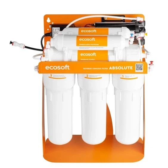 Фільтр зворотного осмосу Ecosoft Absolute з мінералізатором з помпою з додатковими картриджами 6 ...