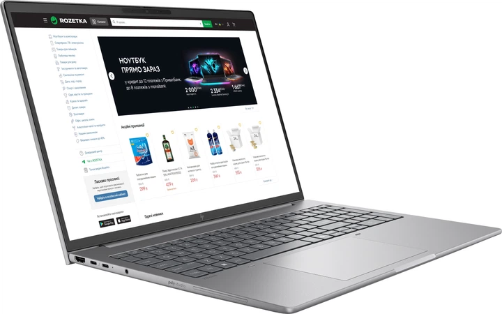 Ноутбук HP ZBook 8 G1i 16 (B24H2AV_V6) Meteor Silver – фото, відгуки ...