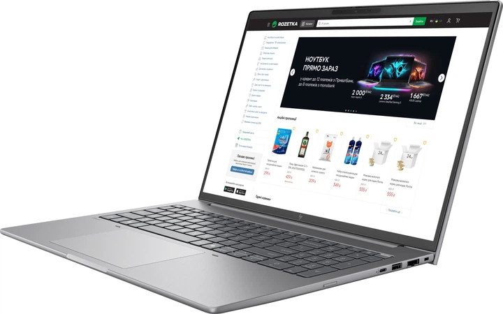 Ноутбук HP ZBook 8 G1i 16 (B24H2AV_V6) Meteor Silver – фото, відгуки ...