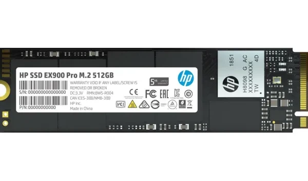 SSD накопичувач hp ex900 Pro 512Gb pci-e 3.0 x4 m.2 2280 3d tlc ...