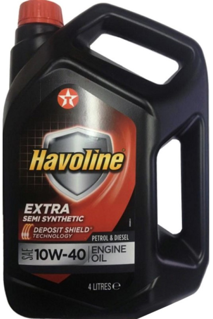 Моторное масло Havoline Extra SAE 10w-40 4 л (5011267837990) – фото ...