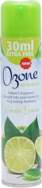 Аэрозольный освежитель воздуха Ozone Green Lemon 300 мл (4770416340385 ...