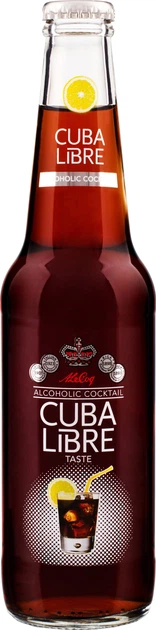 Упаковка слабоалкогольного коктейля А. Le Coq Cuba Libre 4.7% 0.33 л 24 ...
