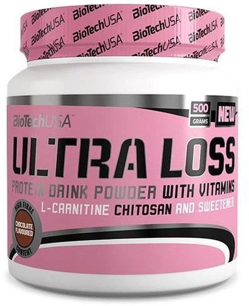 Протеин BioTechUSA Ultra Loss 500 g /16 servings/ Dark Chocolate 500 г ...