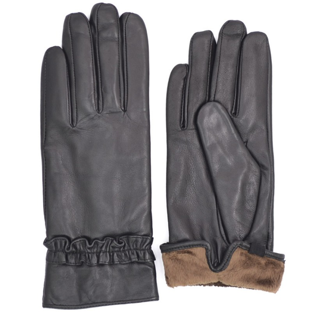 Женские кожаные перчатки Better Leather 111 7,5 черные от продавца: N ...