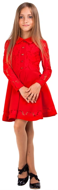 Платье Sofia Shelest Сицилия П00462 116 см Красное (2000060065740) – Брендовая одежда | ROZETKA