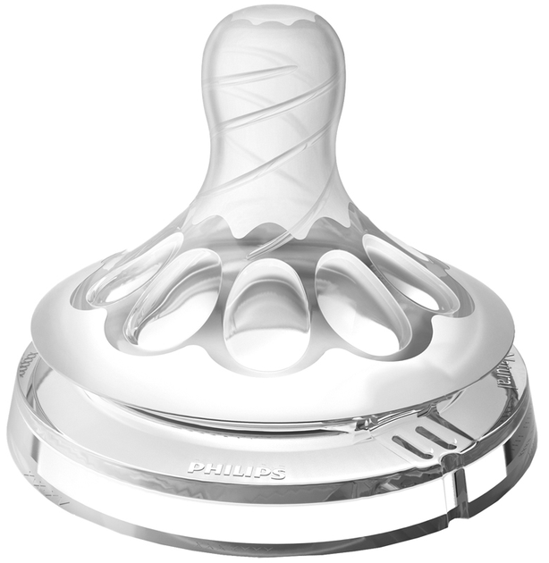 Силіконова соска Philips Avent Natural 3 отвори 6+ міс. 2 шт. (SCF044 ...