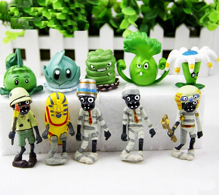 Игровой набор Plants vs Zombies F1 10 Героев фигурок (Растения против ...