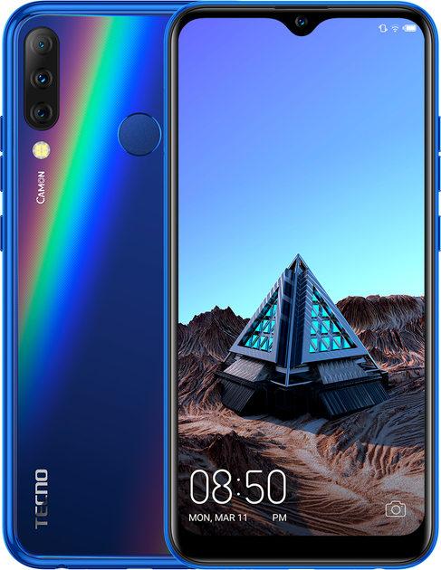 Мобильный телефон Tecno Camon 11S (CB7) Aqua Blue – фото, отзывы ...