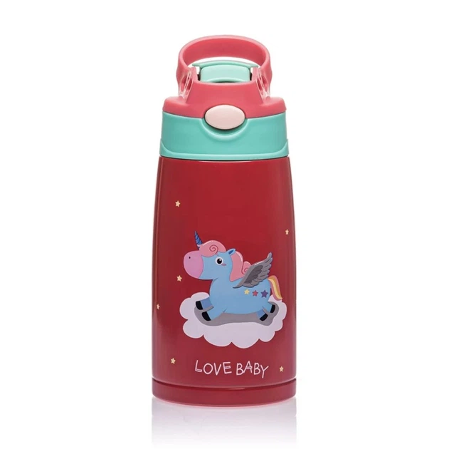 Термос детский с поилкой и трубочкой Jooki ЭКО ''Love baby'' 350 мл ...