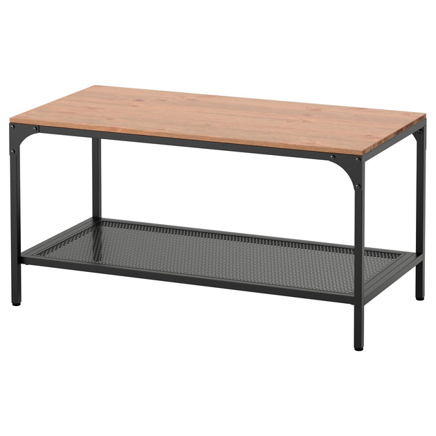 Кофейный столик IKEA (ИКЕА) FJÄLLBO 90x46см черный (703.354.86) – фото ...