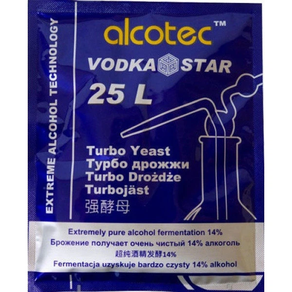 Спиртові турбо - дріжджі Alcotec VODKA STAR 25L – фото, відгуки, характеристики в інтернет ...