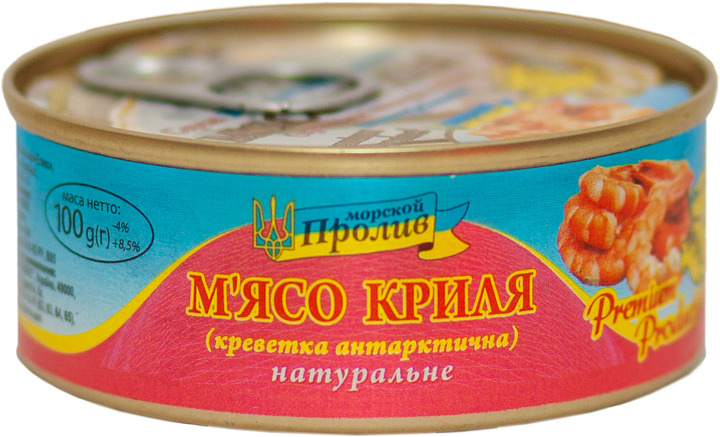 Мясо криля Морской Пролив натуральное 100 г (4820185920803) – купить в ...