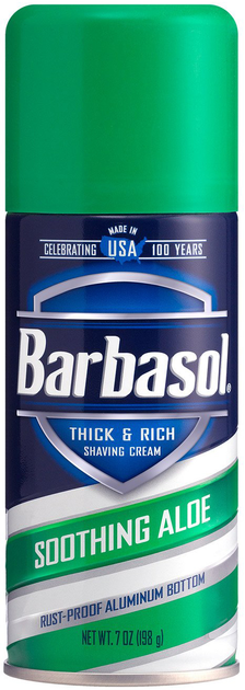 Пена для бритья Barbasol Soothing Aloe с алое для сухой кожи 198 г ...