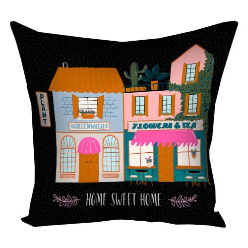 Подушка с принтом Presentville Home sweet home 30x30 см – фото, отзывы ...
