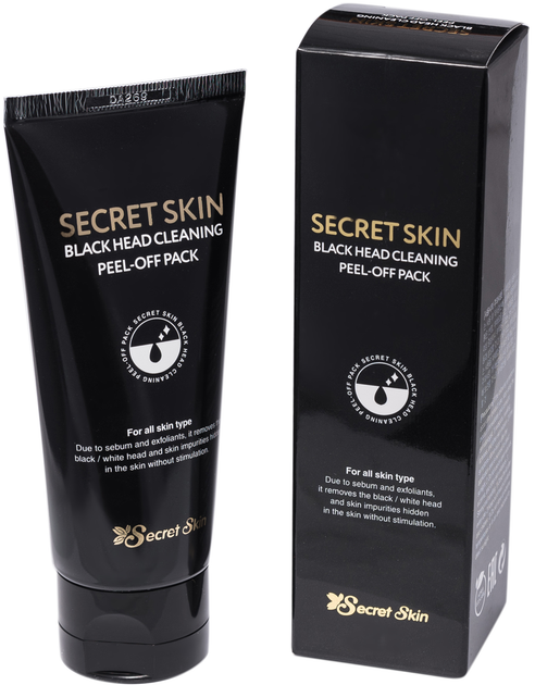Маска-пленка от черных точек Secret Skin Black Head Cleaning Pell-Off ...