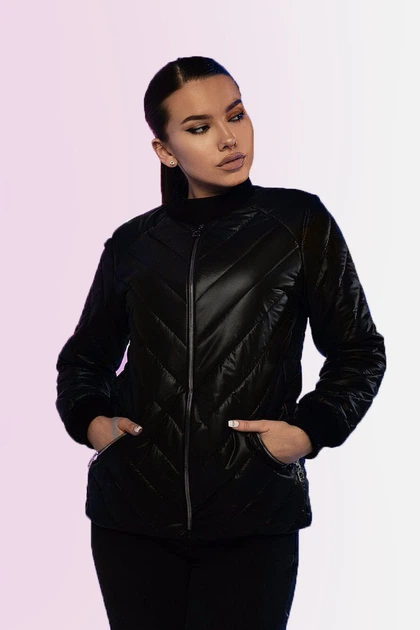 Демисезонная куртка Likoti 4503-01 46 Черная от продавца: Likoti – в ...