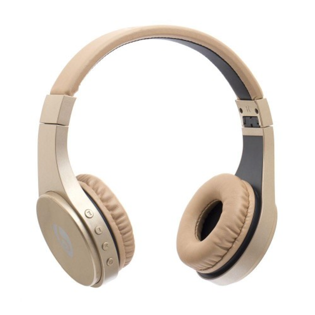 Беспроводные Bluetooth Наушники Vykon S55 Золотые (М1) купить в ...