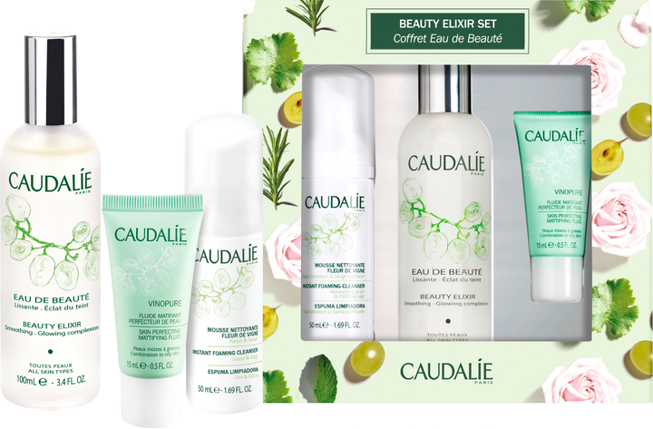 Набор Caudalie Beauty Elixir Set 100 мл + 50 мл + 15 мл (3522930026396 ...