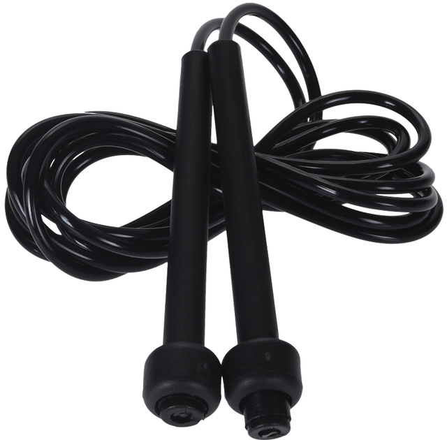 Скакалка XQmax Jump Rope PV 3ASS CLR Черная (128950480_Black) – низкие ...