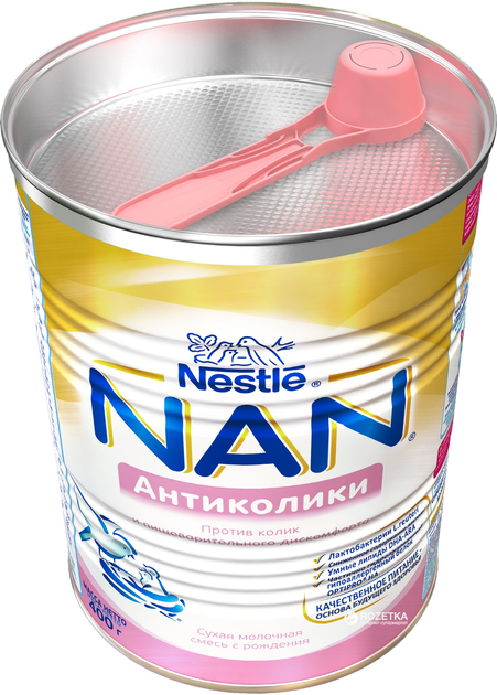 Упаковка детской смеси Nestle NAN Антиколики с рождения 400 г х 12 шт ...