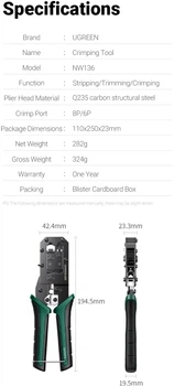 Обтискні кліщі Ugreen NW136 Multifunctional Clamp Green (70683) – фото ...