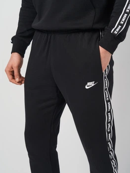 Спортивний костюм чоловічий Nike Club Fleece FB7296-010 L Black/White ...