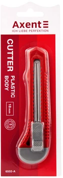 Набір ножів канцелярських Axent 18 мм пластикових 3 шт (6502-A/P) – фото, відгуки ...