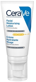 Денний зволожувальний крем CeraVe для нормальної та сухої шкіри обличчя ...