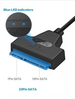 Кабель-перехідник (адаптер) XON MemoryCable 2 x USB 2.0 to SATA 6 Гбіт ...