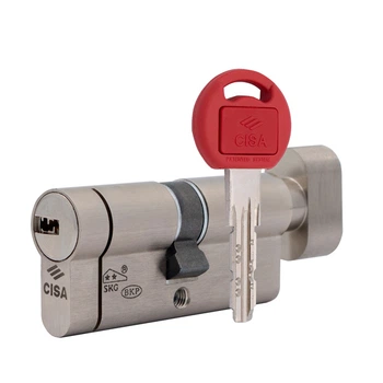 Циліндр CISA Astral Tekno PRO 70T (35*35T) нікель матовий 3 ключі ...